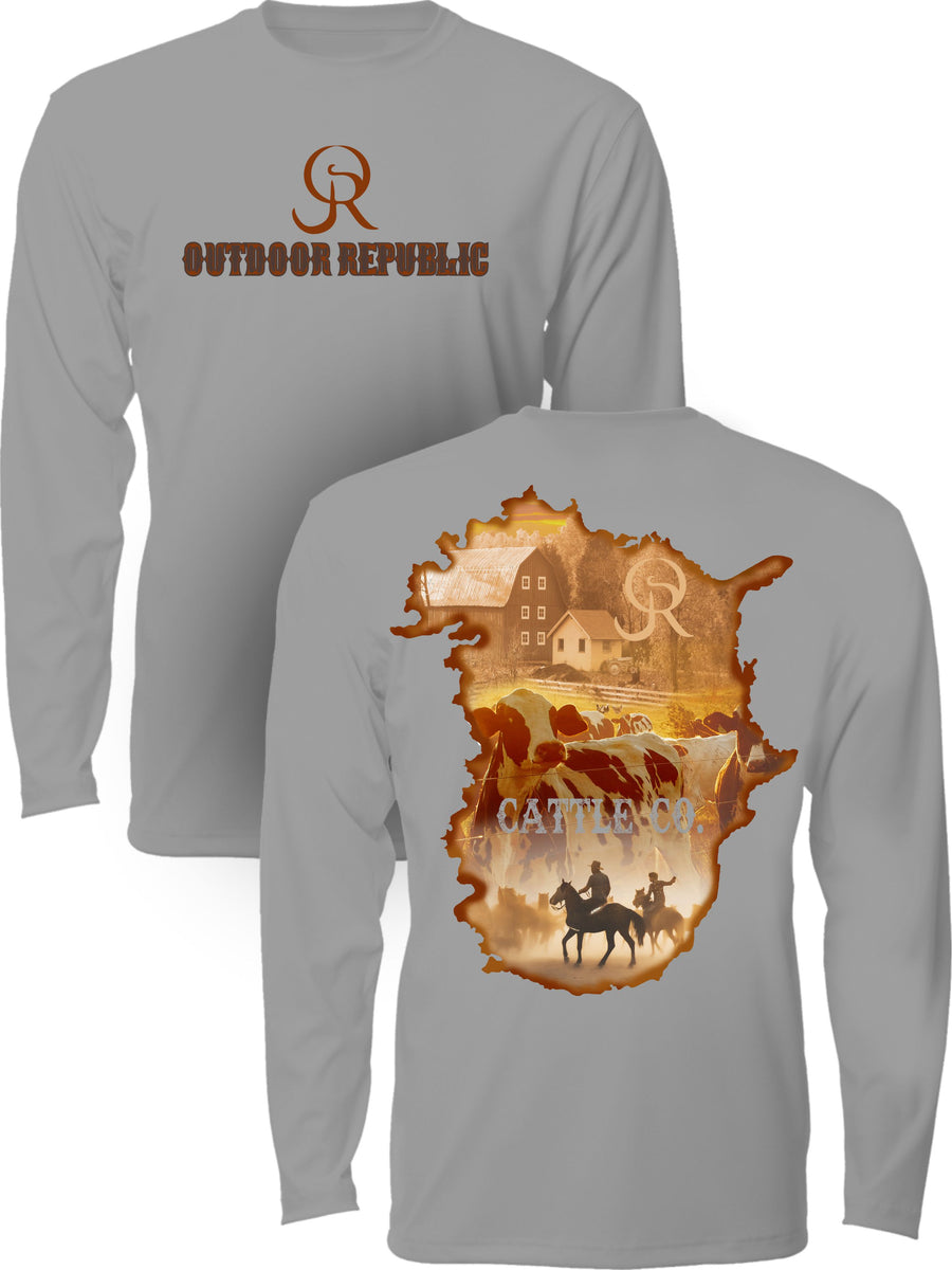 Cattle Co. #2 UPF Performance Shirt 5 Color Options – Outdoor Republic