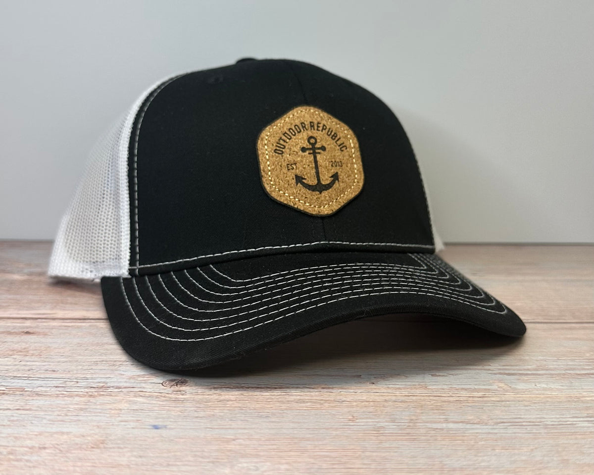 OR Anchor Cork Patch Snapback- Black/White – Outdoor Republic