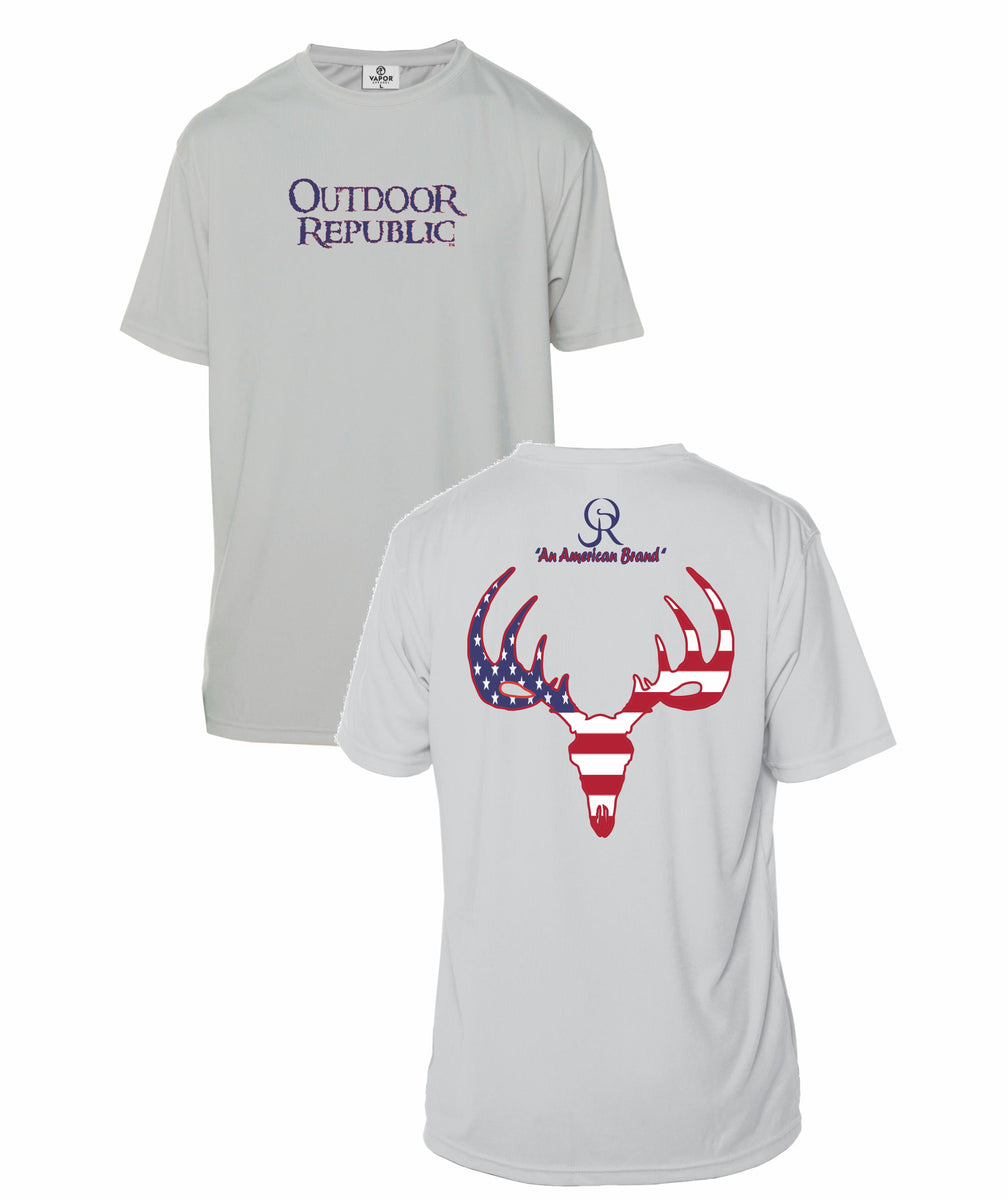 Patriotic Buck Short Sleeve UPF 50 Performance Shirt – Outdoor Republic