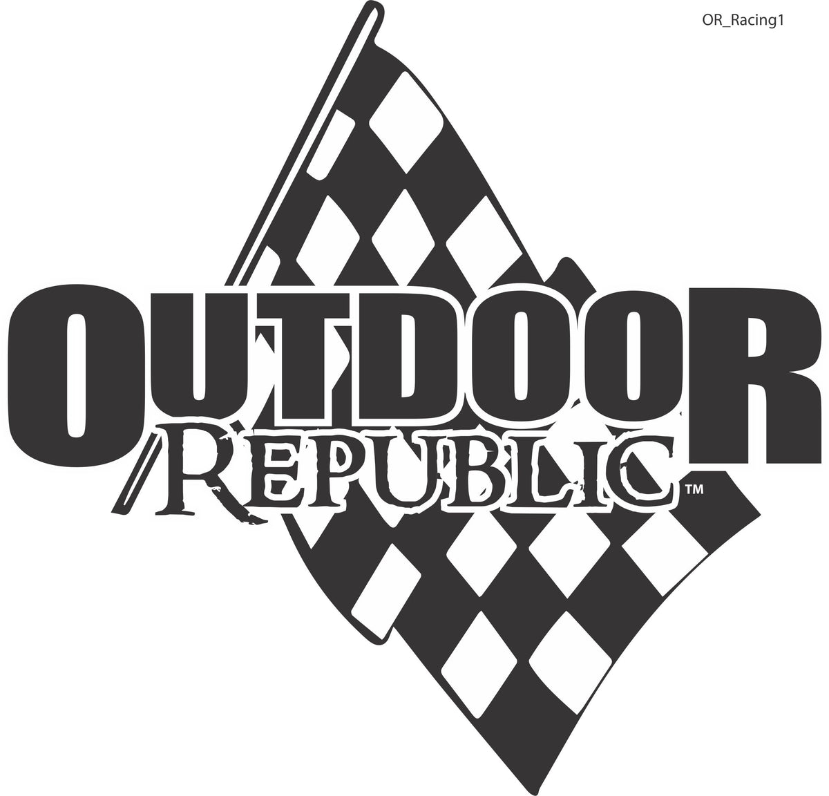 Racing Flag Decal – Outdoor Republic
